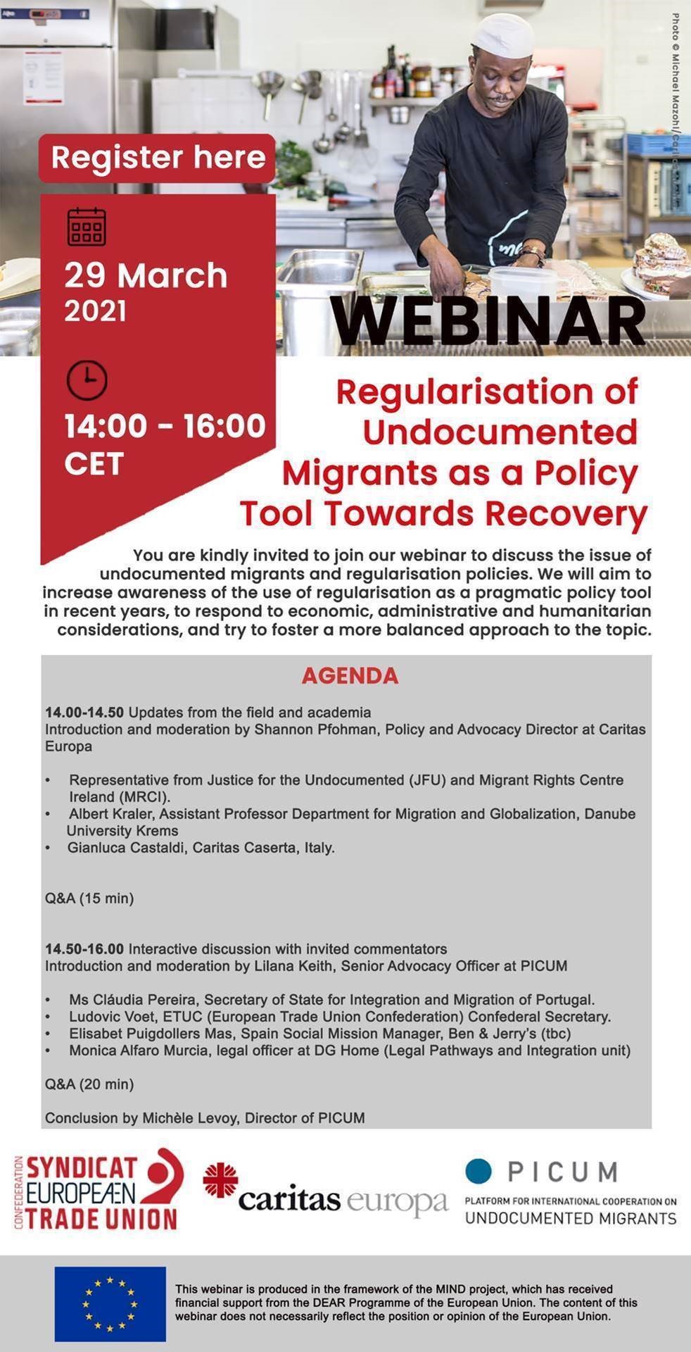 Invitation : INVITATION Joint Webinar on Regularisation of Undocumented ...